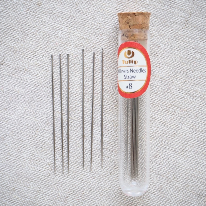 Tulip Hiroshima Milliners (Straw) Needles #8 | Sew & Quilt